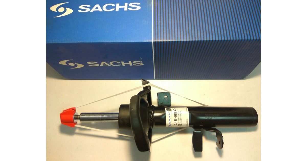 Передний левый амортизатор на Ford Focus III, Sachs 315469 газомасляный